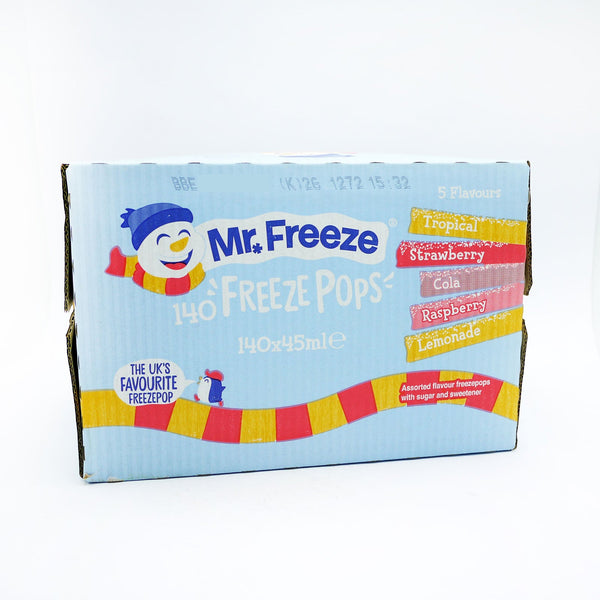 Mr Freeze Ice Pops 140 Pack – Fruity Ice Lollies 45ml – The Pantry Basket