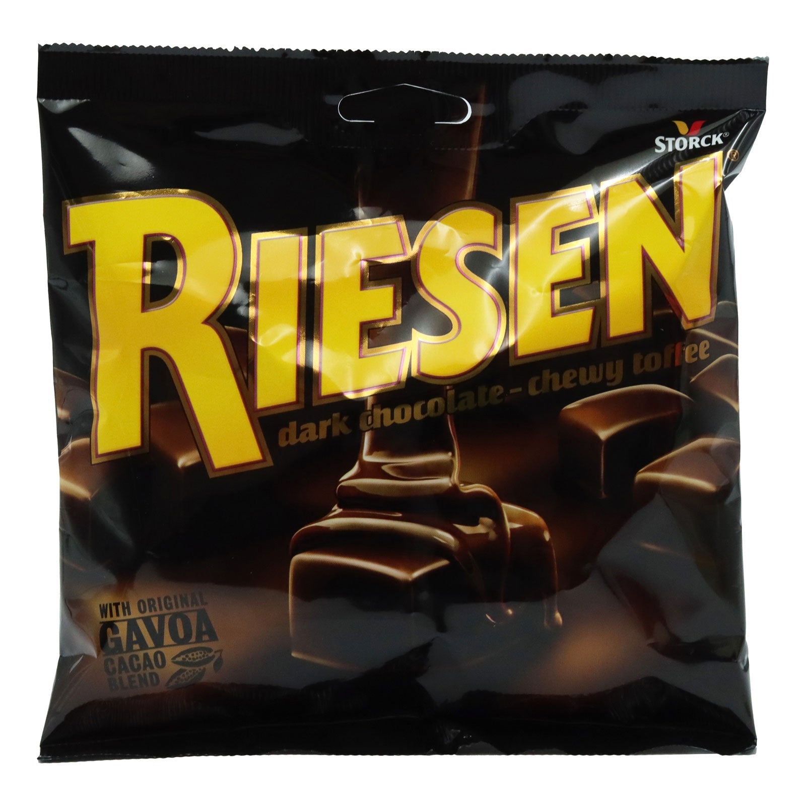 Riesen Dark Chocolate Chewy Toffees 135g Bags – Storck – The Pantry Basket