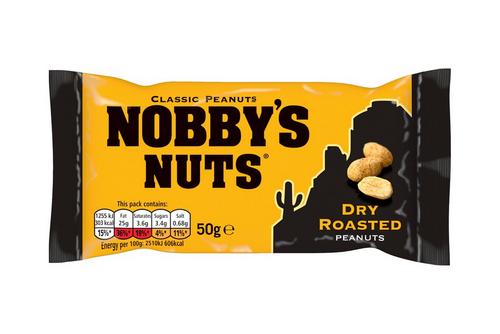 Nobby's Nuts Classic Dry Roasted Peanuts 24 x 50 – The Pantry Basket