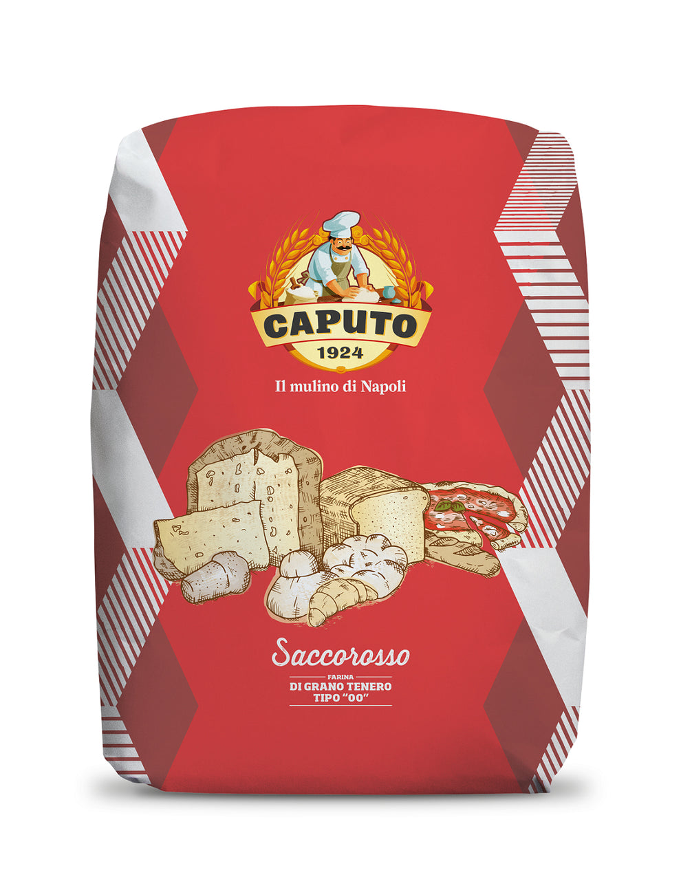 Caputo Saccorosso 'Red' - Soft Wheat Flour, Type 15kg – The Pantry Basket