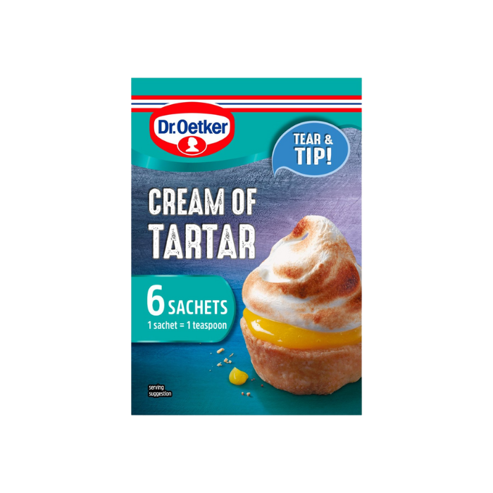 Dr. Oetker Cream of Tartar Sachets 6 x 5g – The Pantry Basket