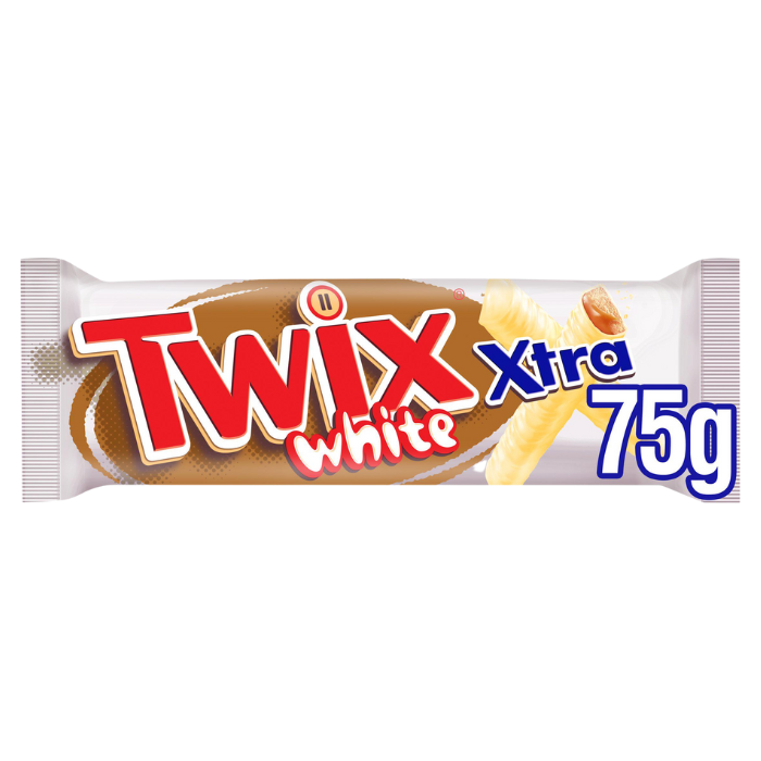 Twix Xtra White Chocolate Biscuit Twin Bars 75g – The Pantry Basket